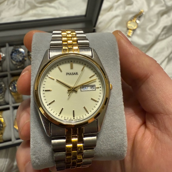 Pulsar | Accessories | Pulsar Vintage Twotone Gold And Silver Mens ...
